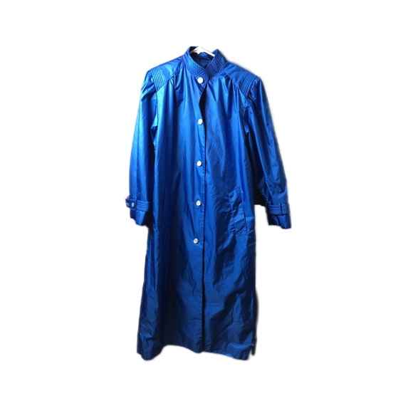 Vintage | Jackets & Coats | Vintage Fleet Street Rain Jacket Blue ...